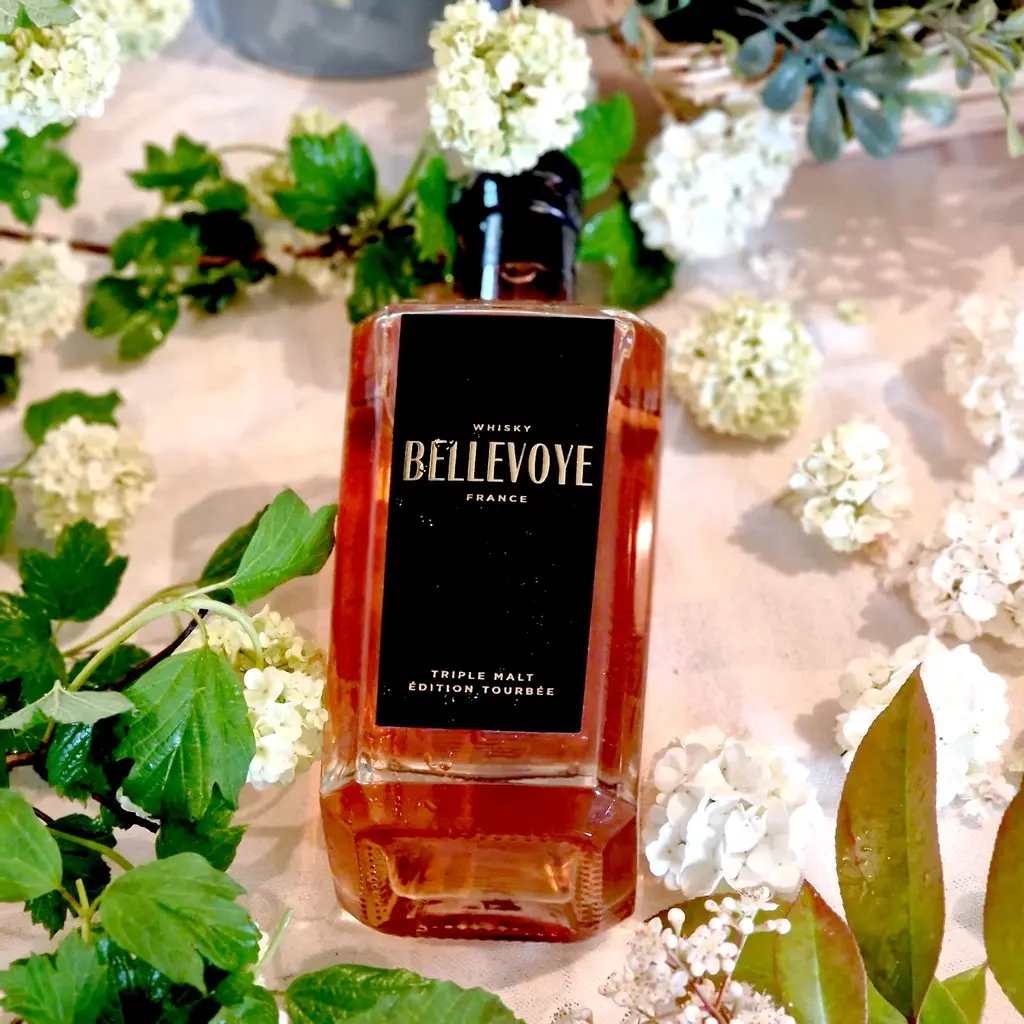 Bellevoye Noir : whisky triple malt français aux saveurs fumées